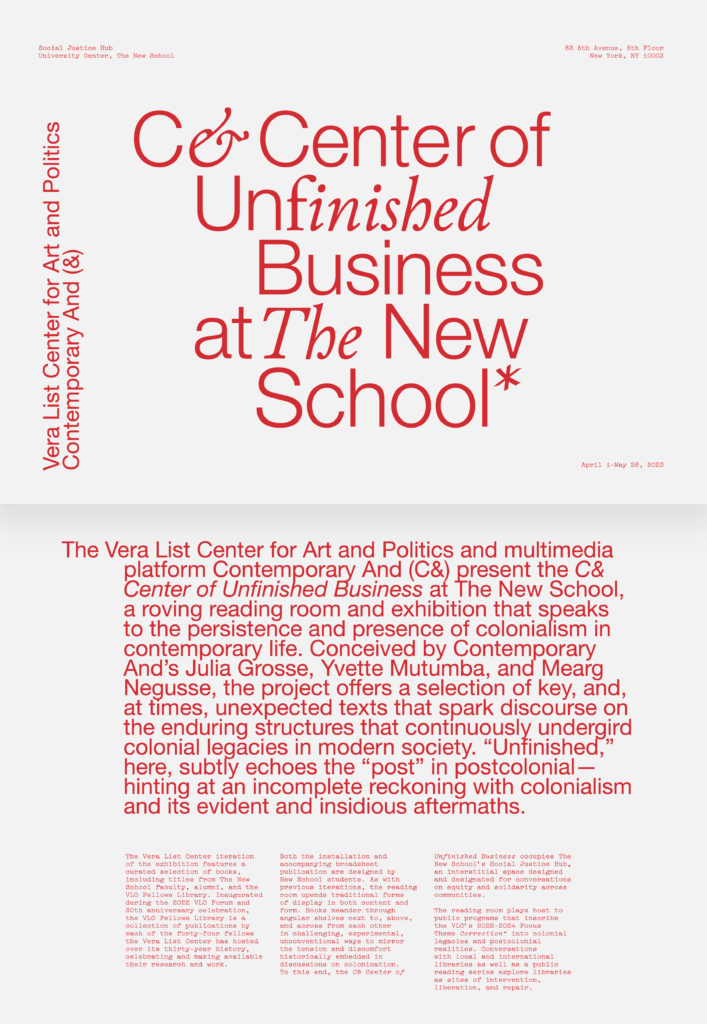 Libraries as Correctives: C& Center of Unfinished Business, Keleketla ...